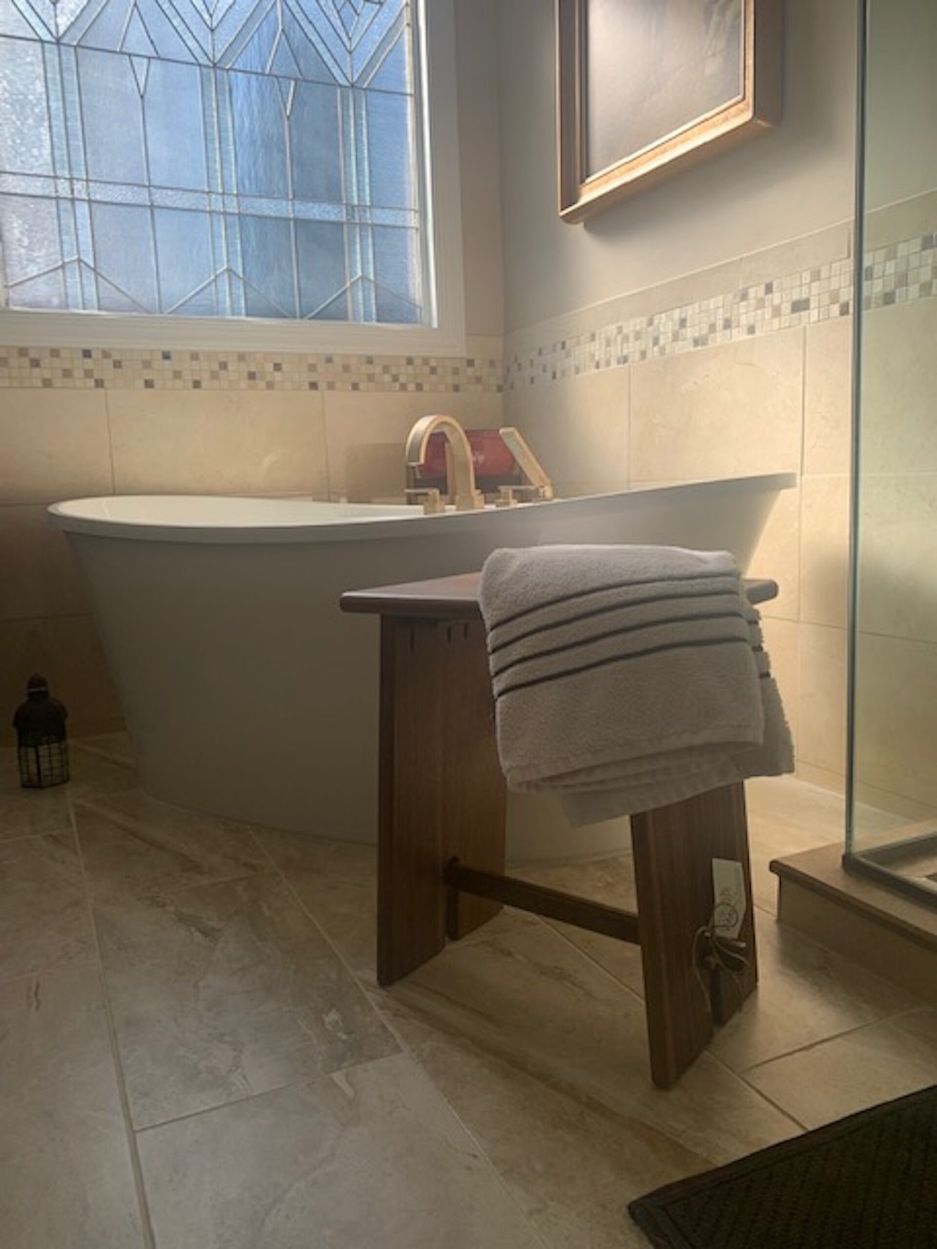 Terrific Bench In Bathroom Photos