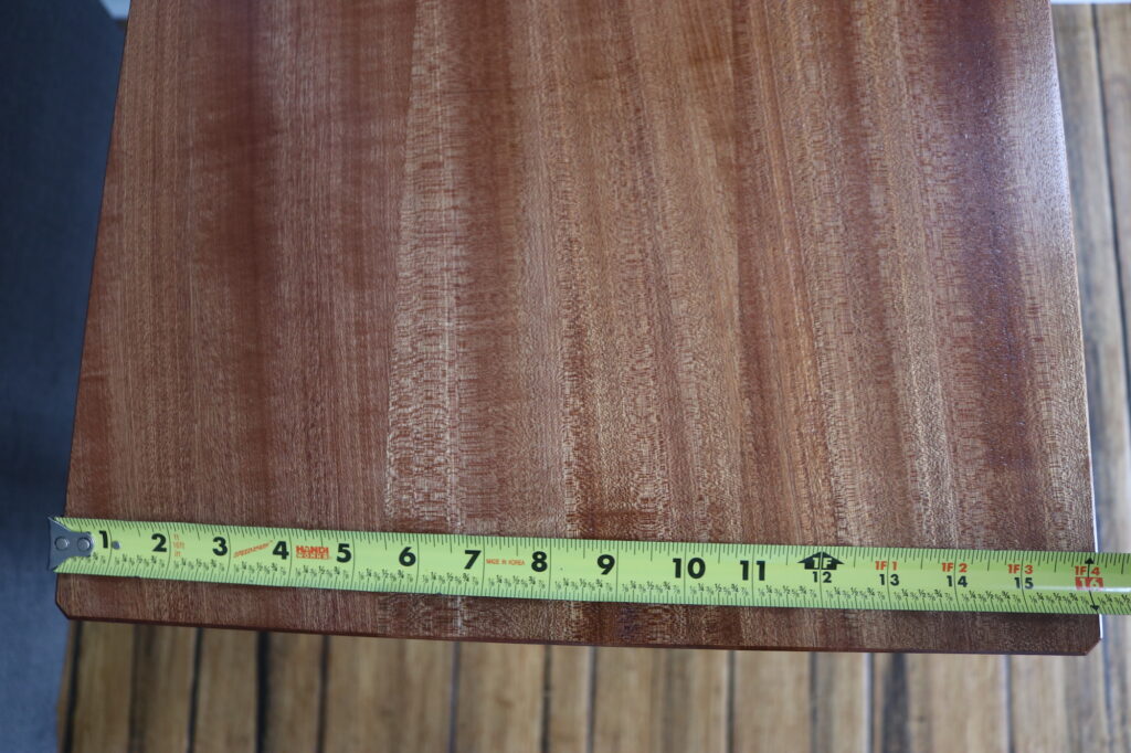 End Table- Sapele - From Food To Wood